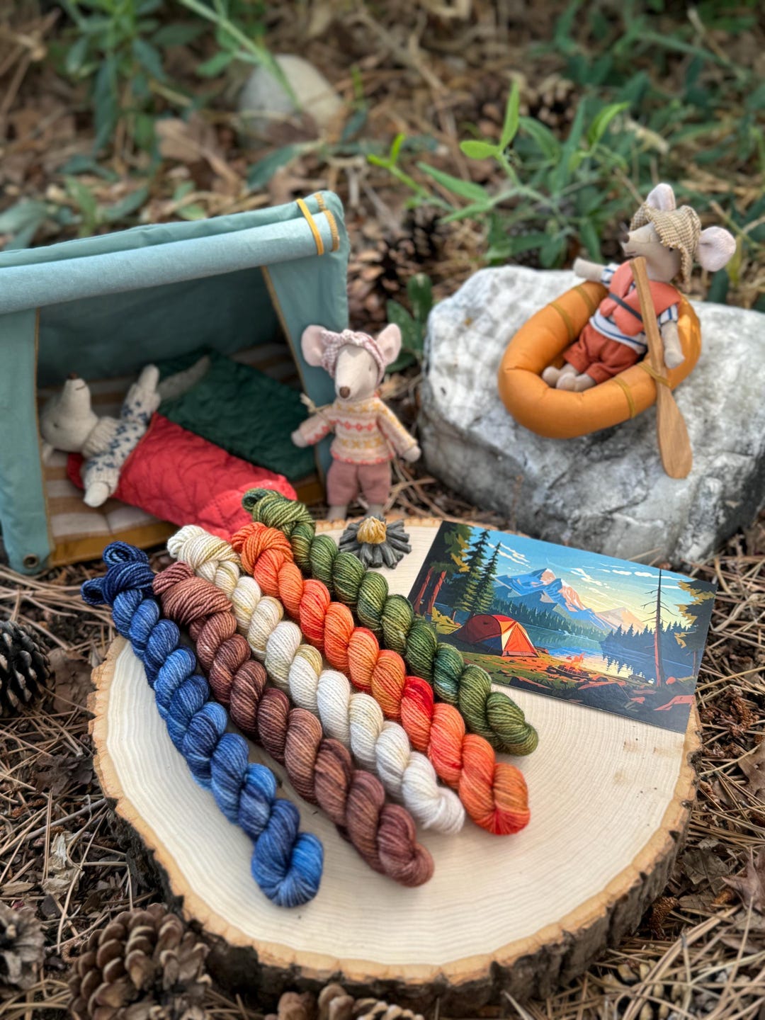 Enchanted Nostalgia - AUGUST Mini Skein Club- WILDERNESS ADVENTURES - Etsy