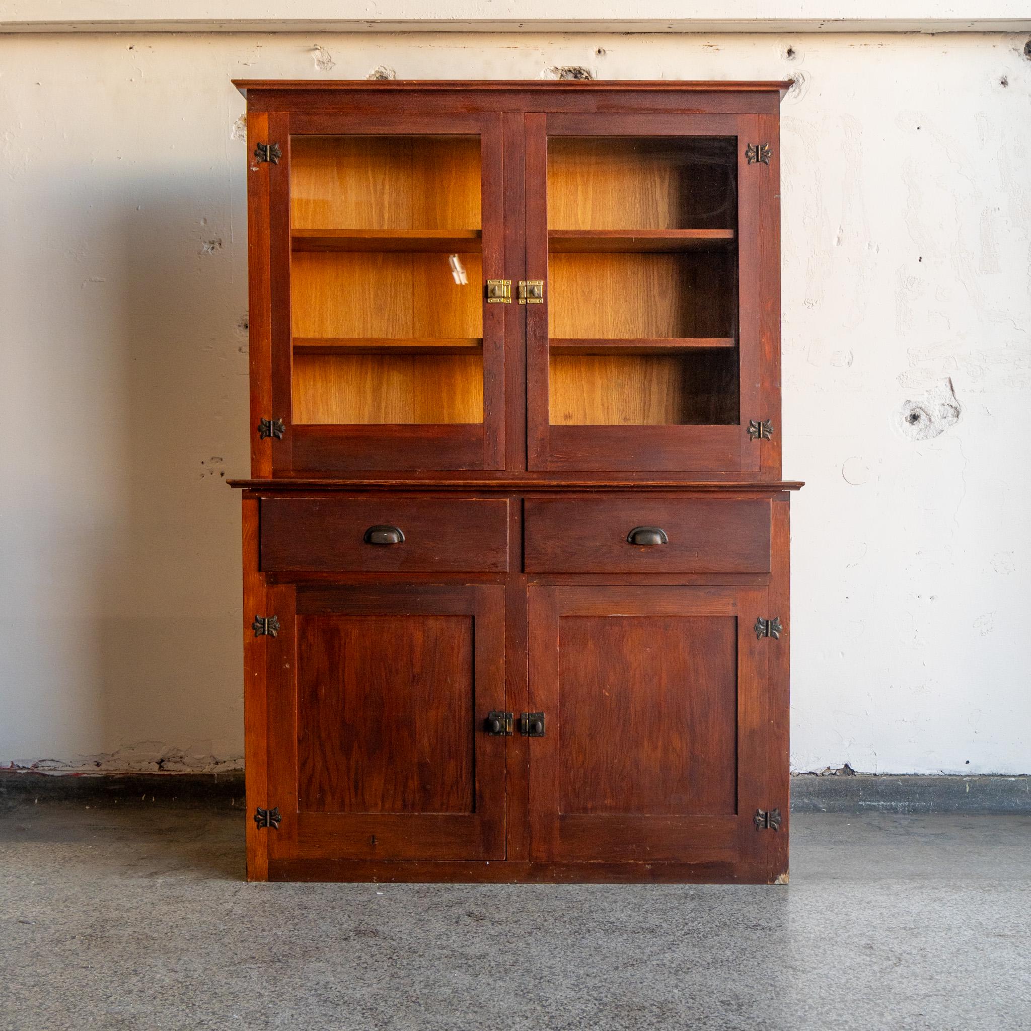 Pine Stepback Hutch - Etsy