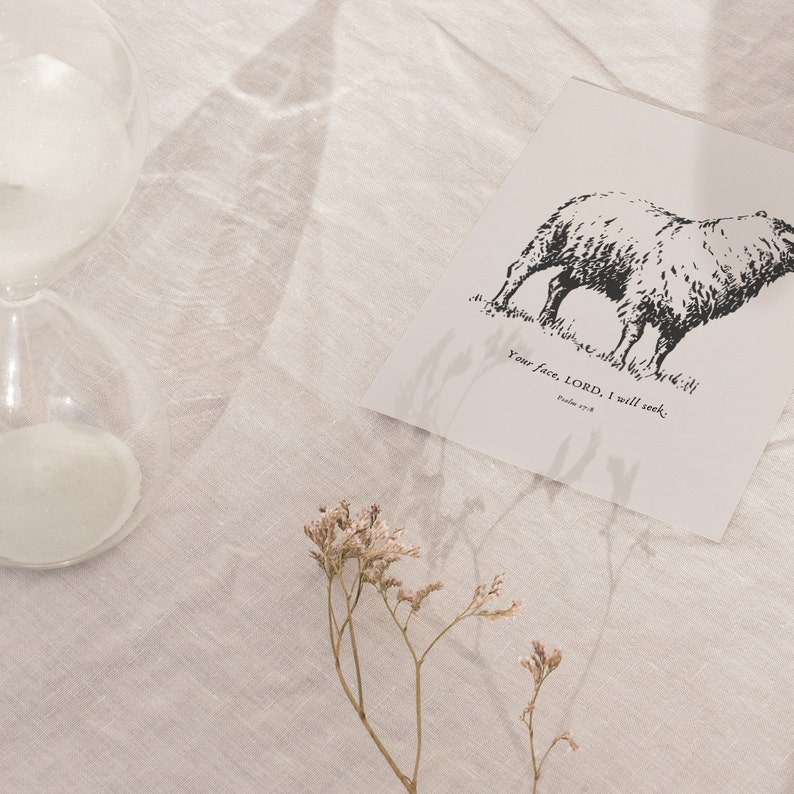 Psalm 27:8. Farmhouse Christian Home Decor Printable. Farmhouse ...