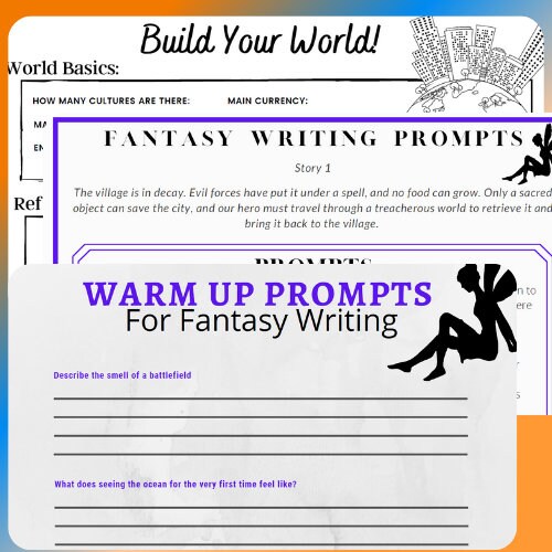 Creative Writing Prompts Bundle - Etsy