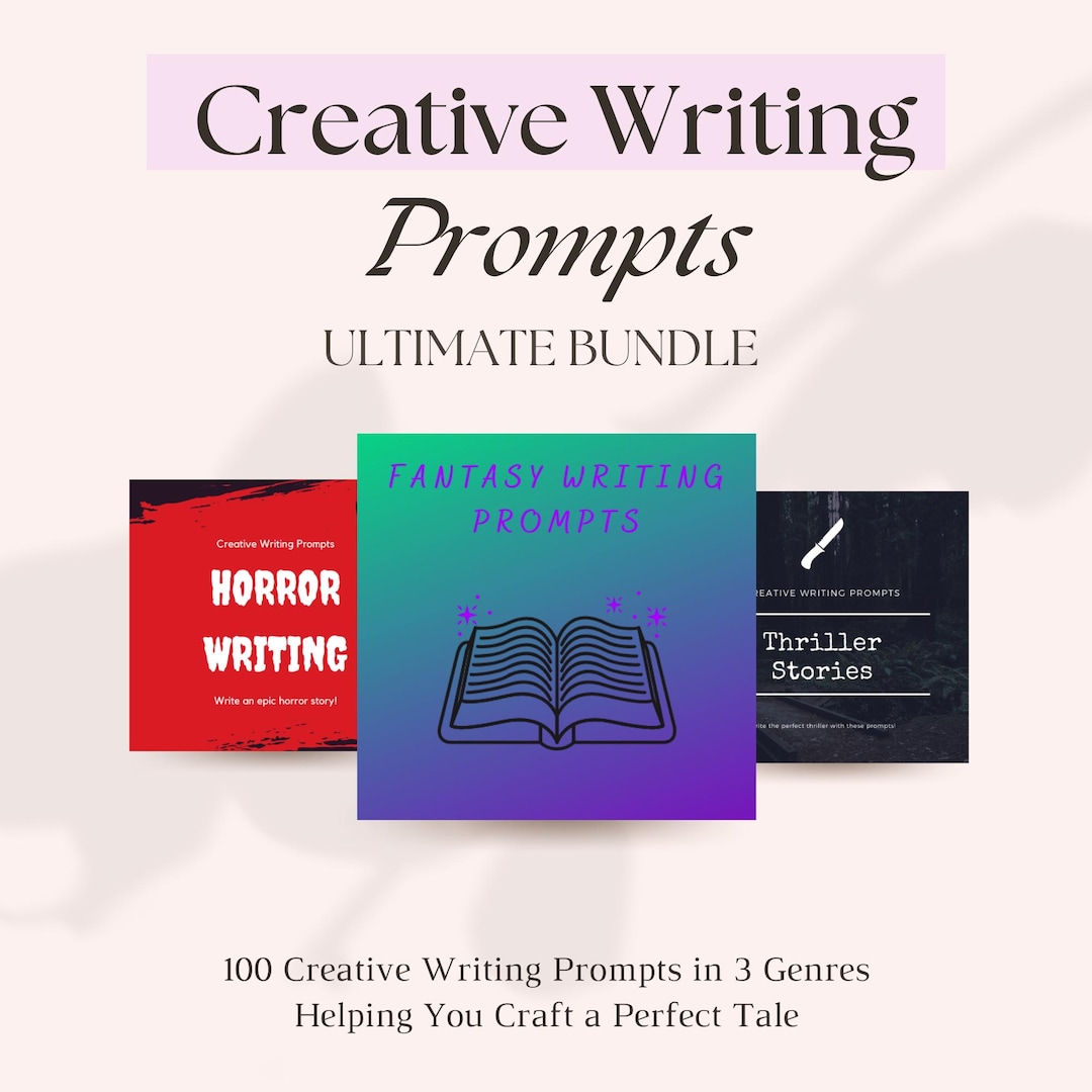 Creative Writing Prompts Bundle - Etsy