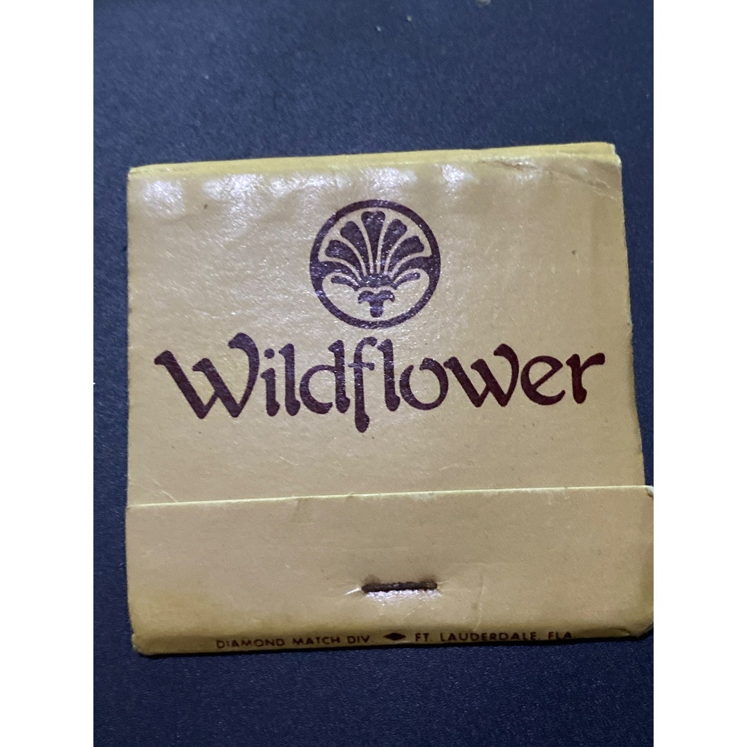 Vintage Florida Matchbook: “wildflower” Boca Raton, Florida - 30 Strike ...