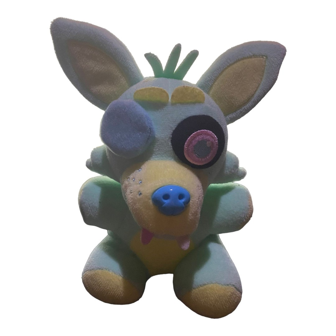Plush FNAF Mint Green Foxy Five Nights at Freddys Black Light Funko - Etsy