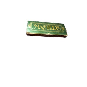 Matchbox - Master's Green Match Box Wooden Matches Vintage Matchbook - Etsy