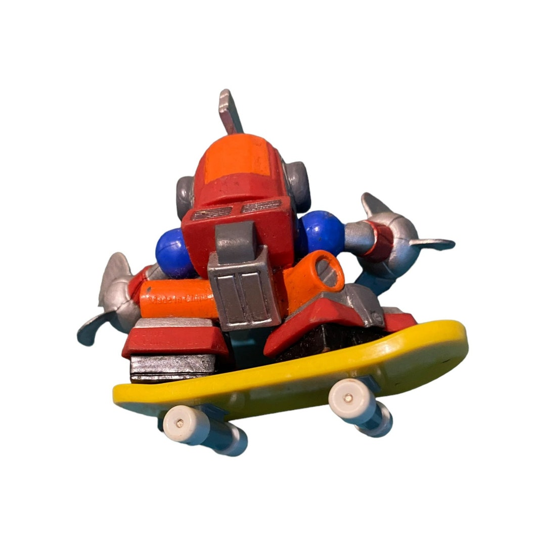 Tech Deck Tek Robot Action Figure #12A With Skateboard - Etsy