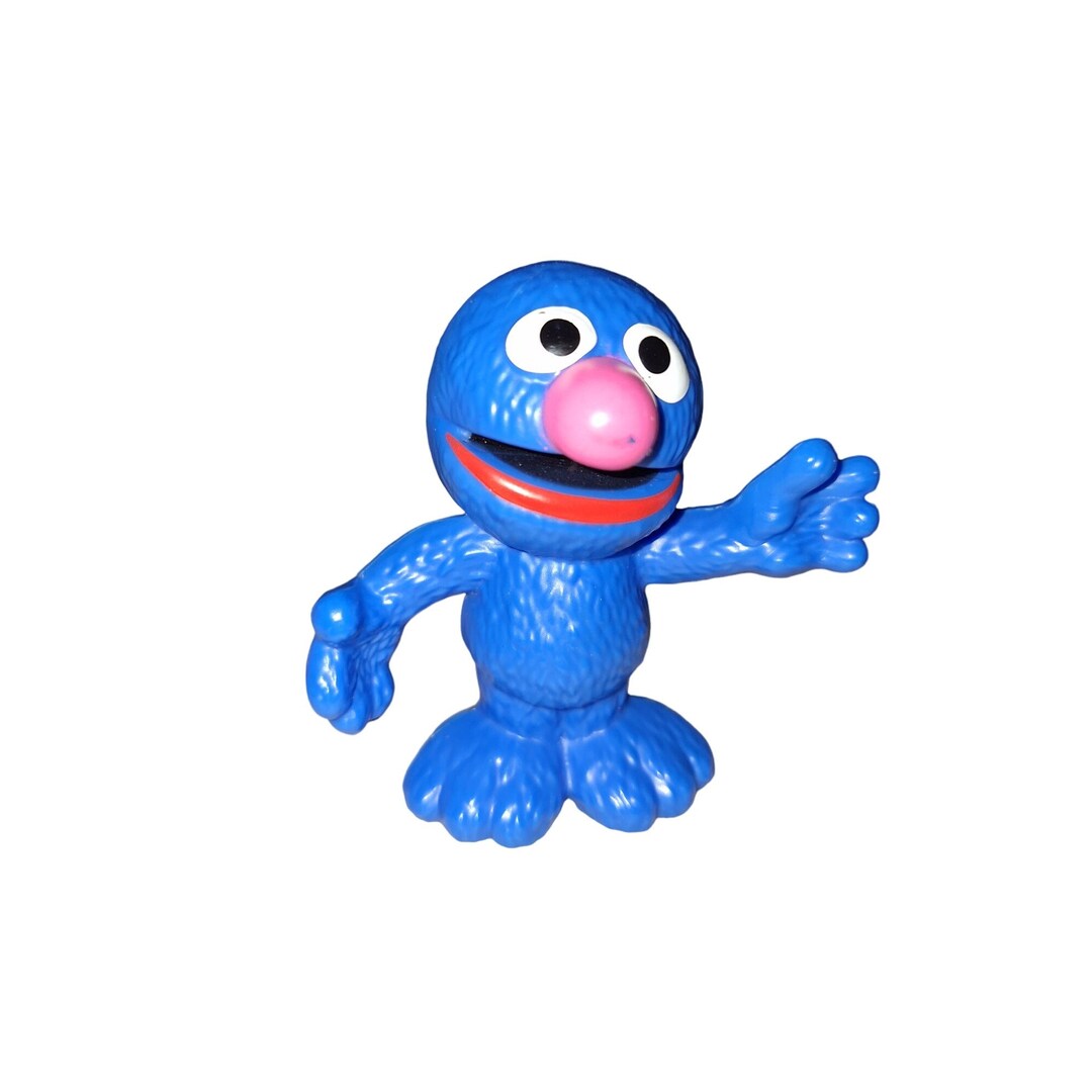 Grover Sesame Street Waving Action Figure Blue - Etsy