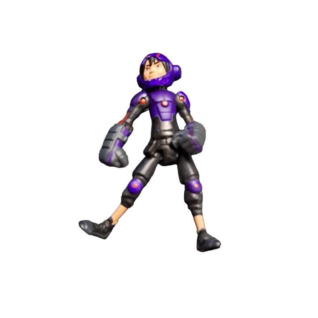 Hiro Hamada Disney Big Hero Purple Battle Armor Articulated Figure - Etsy