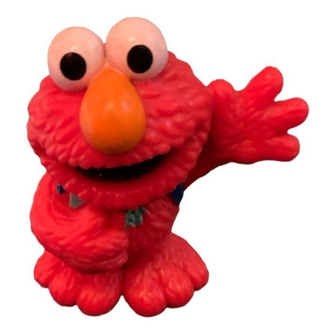 Hasbro Elmo Sesame Street Workshop PVC Figures 3 Tall Waving Backpack ...