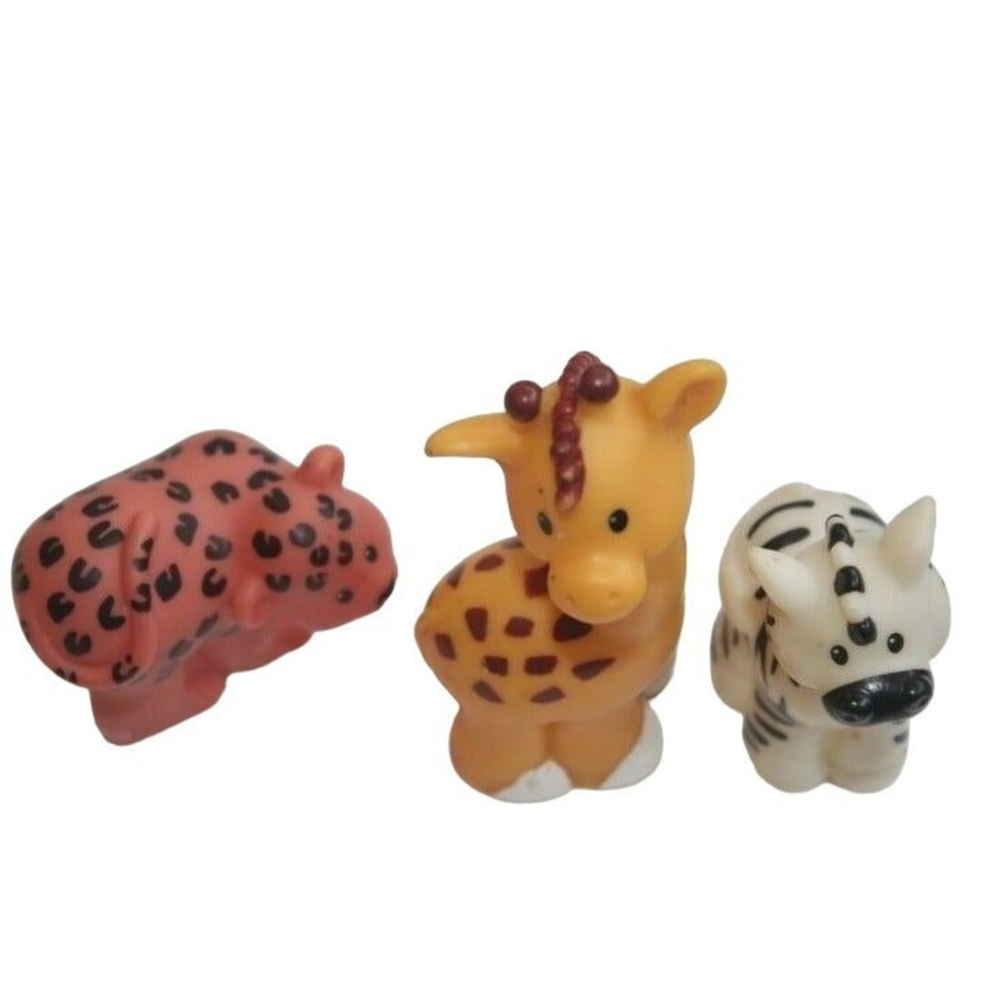 Lot of 3 Fisher Price Animals Figures Cheeta Zebra and Giraffe - Etsy