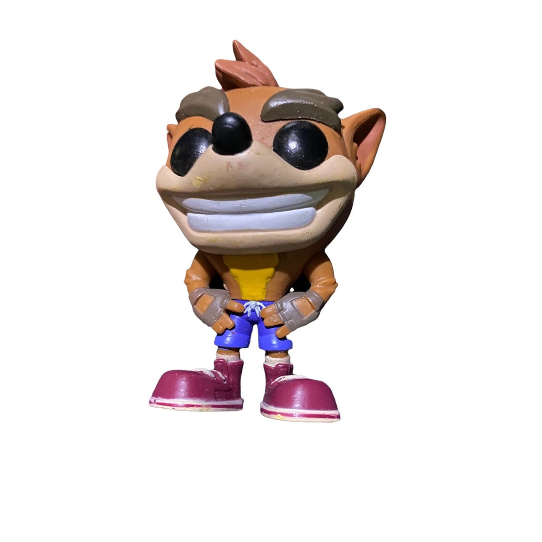 Action Figure Funko Pop Crash Bandicoot Figure 4 Tall - Etsy