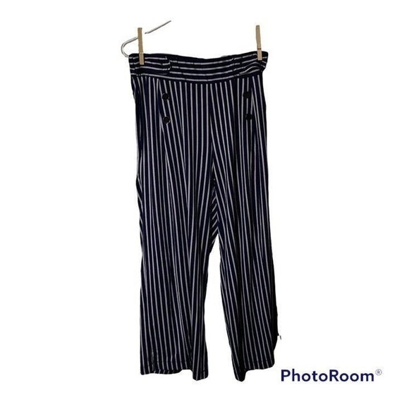 Robert Louis Bell Bottom Pants Medium Nautical - Gem