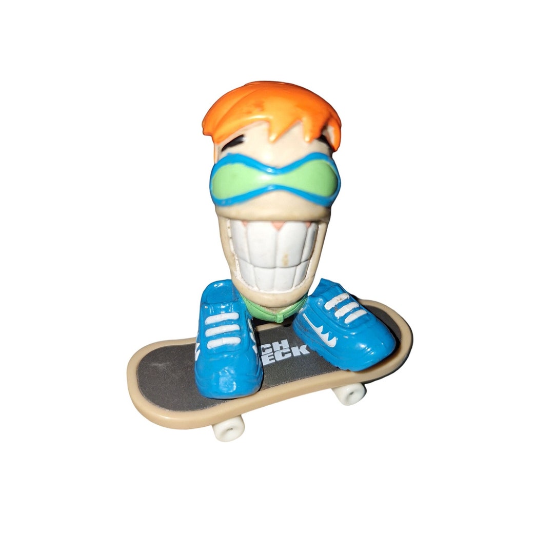 Tech Deck Dude Dave Hot Feet Series #087 Orange Hair Blue Tennis Shoes ...