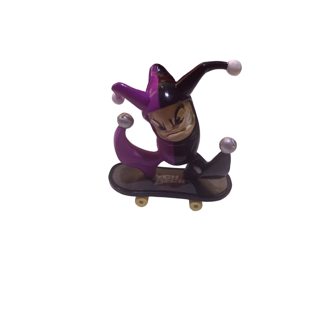 Tech Deck Dude Shik Jester 2001 Skate Crew Series #26A and Fingerboard ...