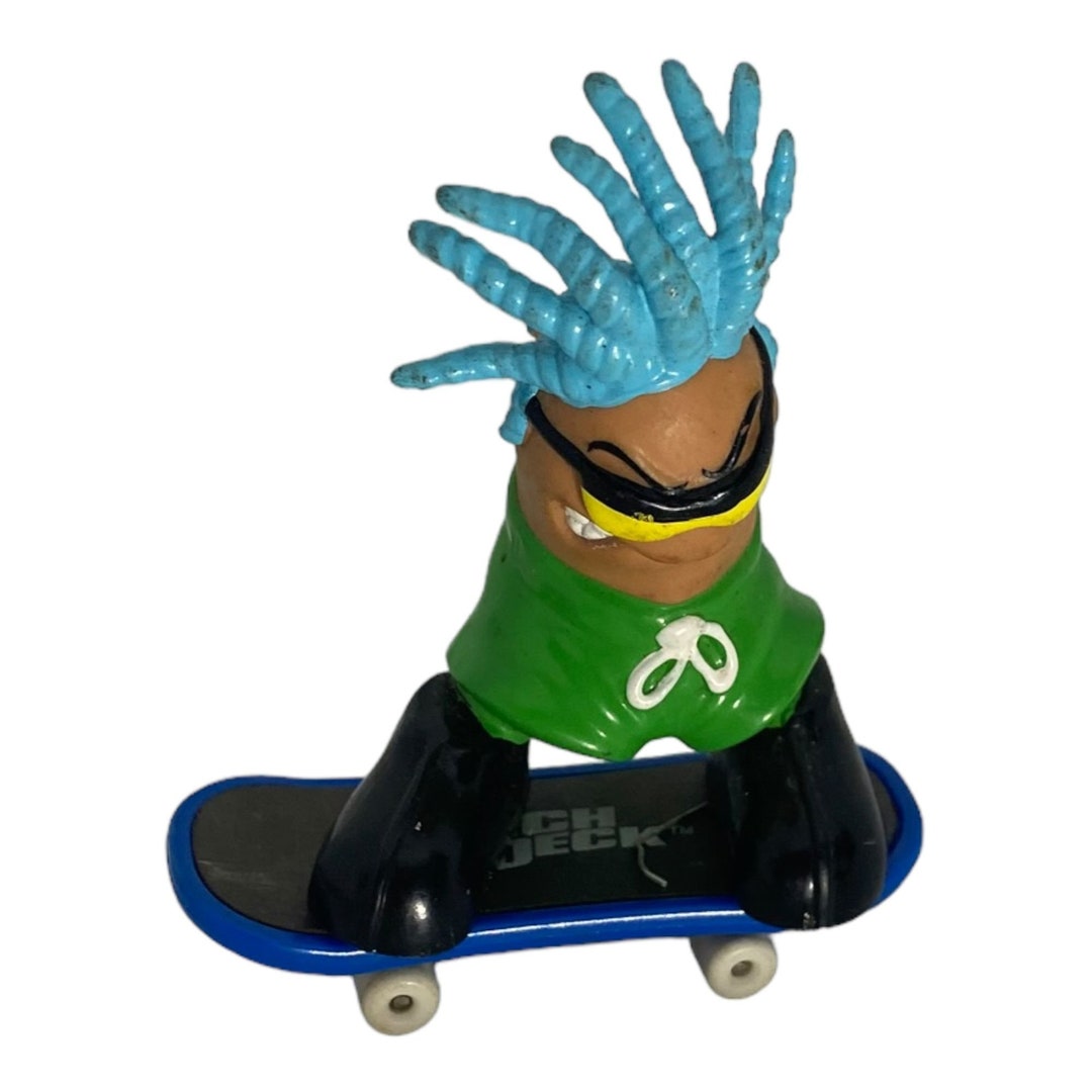 Tech Deck Dude Stevie Blue Dreads Action Figure and Board #8A X ...