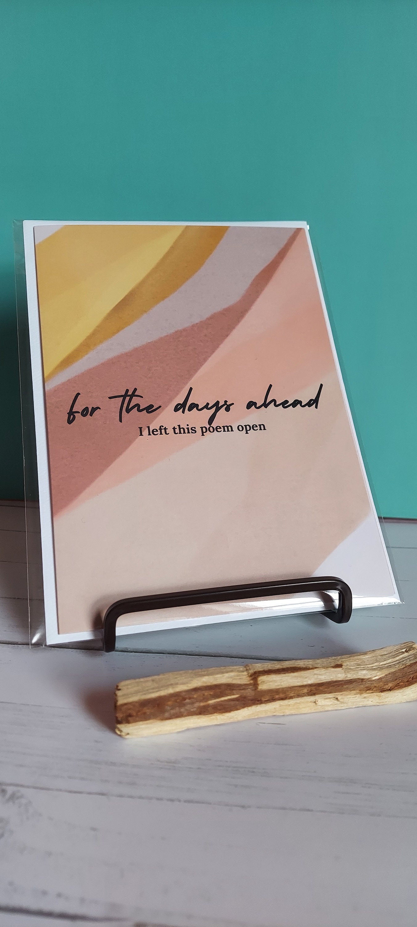 Greeting Card With Original Poem Hopeful & Uplifting - Etsy
