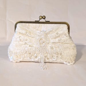 Heirloom Purse | Made From YOUR FABRIC |custom Bridal Clutch | Mother ...