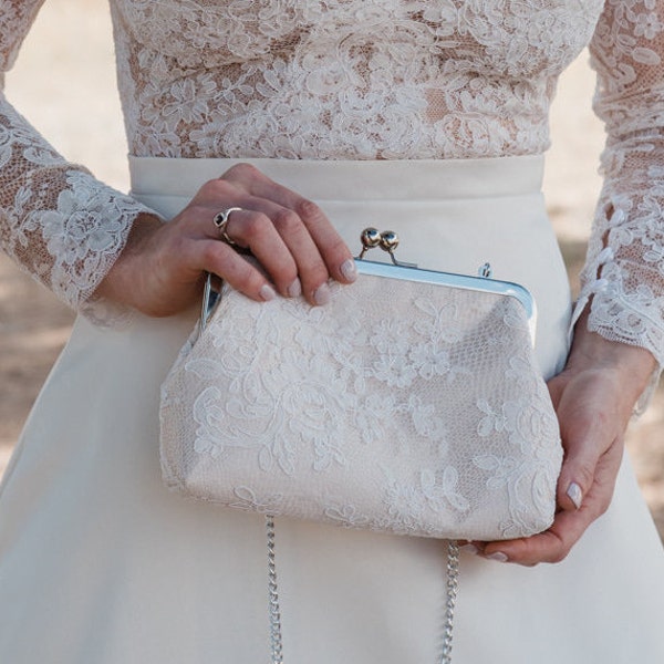 White Wedding Clutch - Etsy