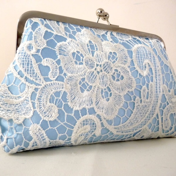 Light Blue Clutch - Etsy