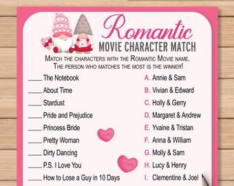 Movie Match Game | Etsy