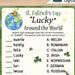 St. Patrick's Day Game Lucky Around the World Game - Etsy