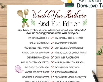 Would You Rather | Etsy