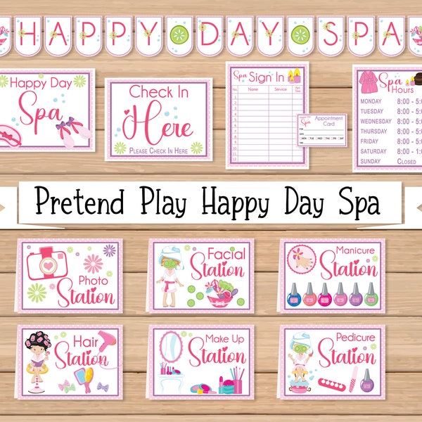 Dramatic Play Spa - Etsy