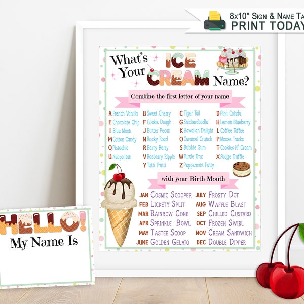 Ice Cream Party - Etsy