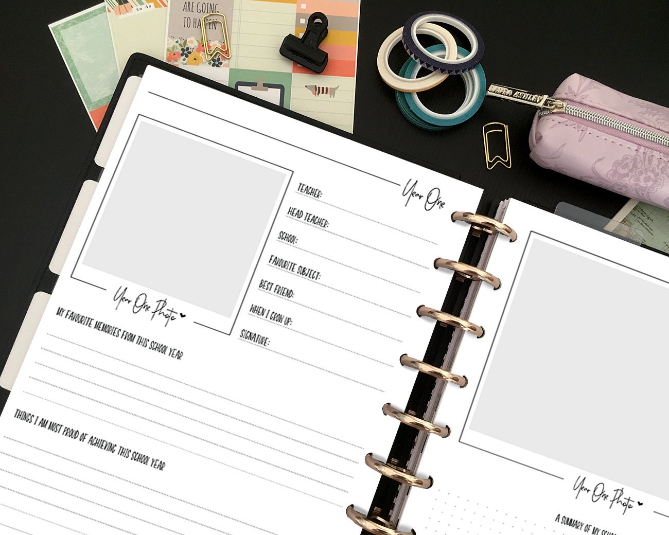 School Memory Book Printable School Memory Book School Memory Journal ...