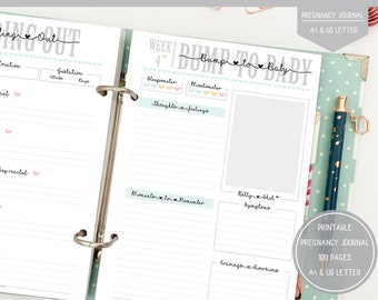 INSTANT DOWNLOAD, Pregnancy Printable Bundle, Pregnancy Planner ...