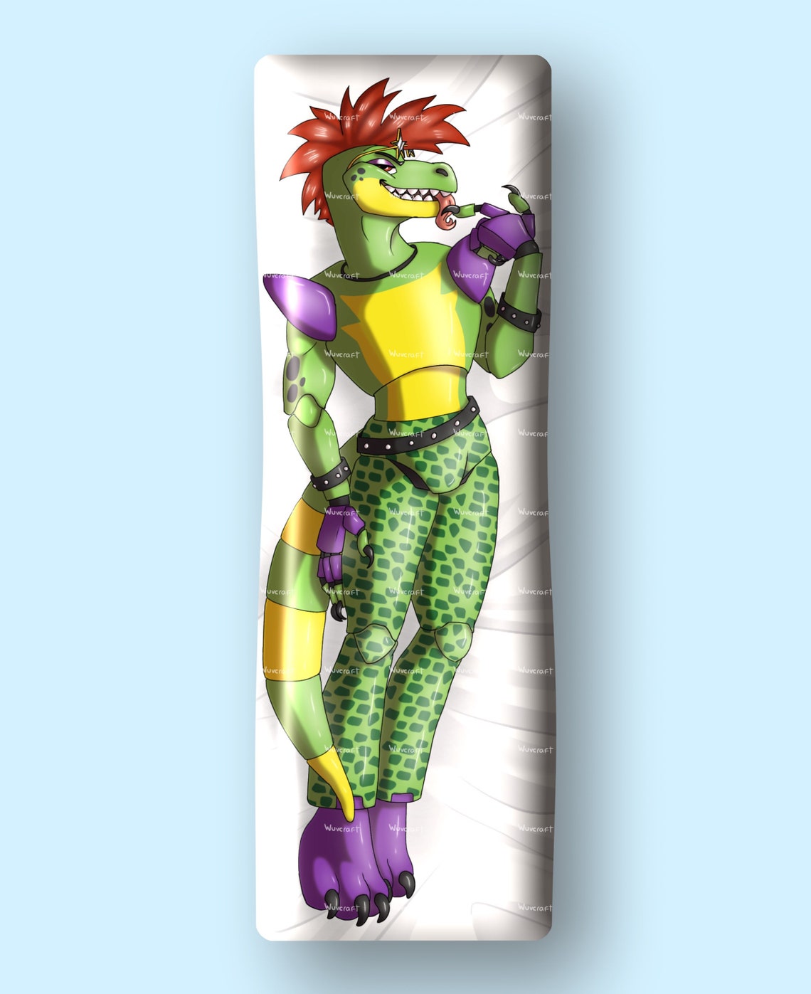 Fnaf Body Pillow Dakimakura Montgomery Gator Security Breach Etsy