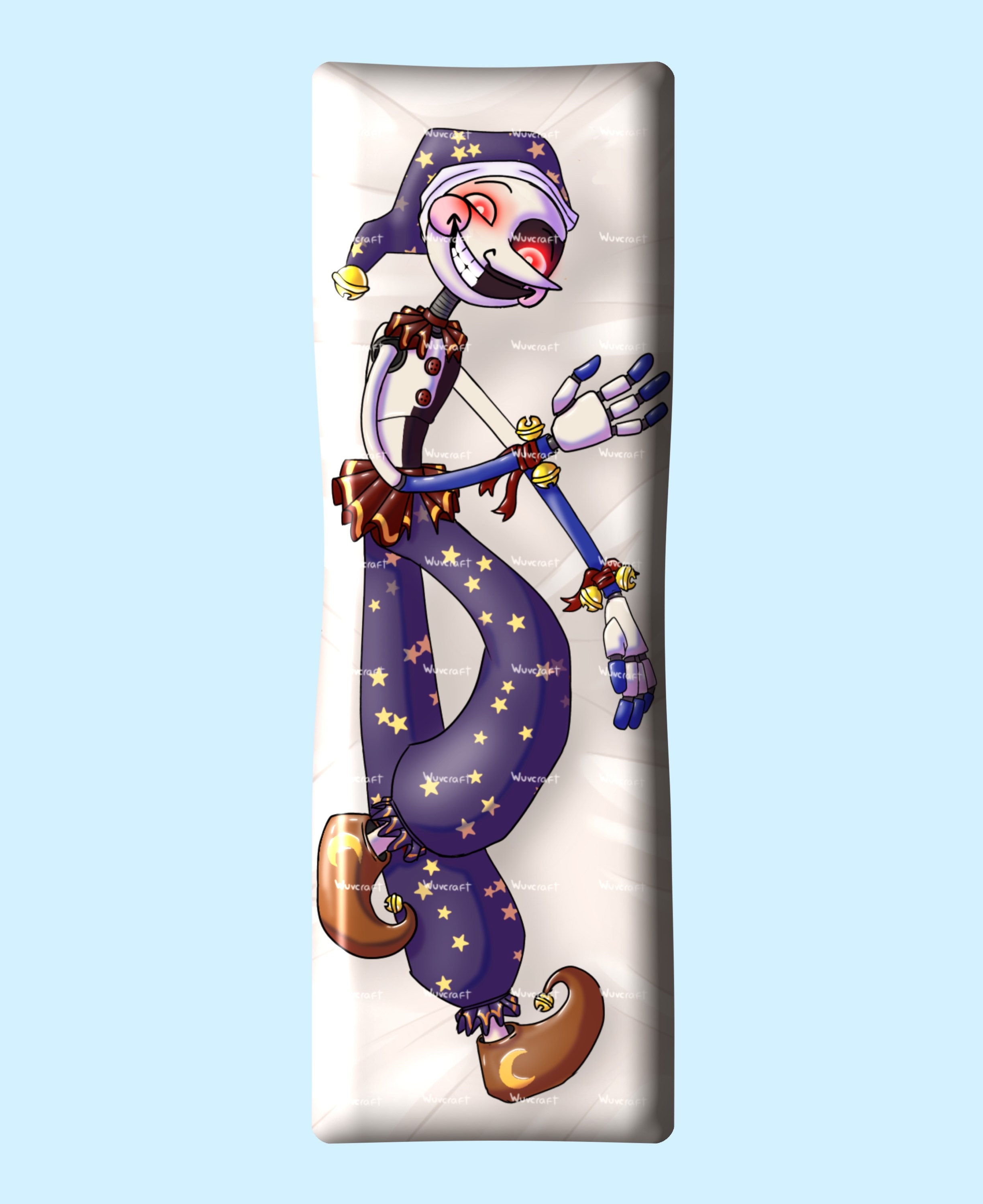 Fnaf Body Pillow Dakimakura Moonmoondrop Security Breach Etsy
