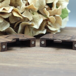 Wooden Ring Puzzle Box, Personalized Better Together Ring Box, Engraved ...