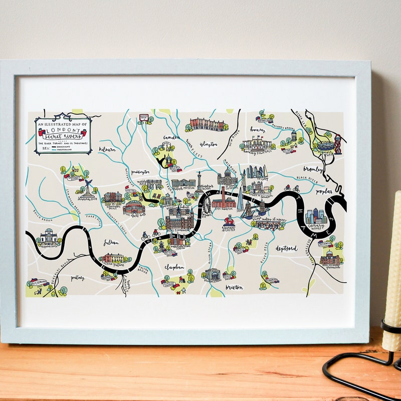 London Museum Was Map - Etsy UK