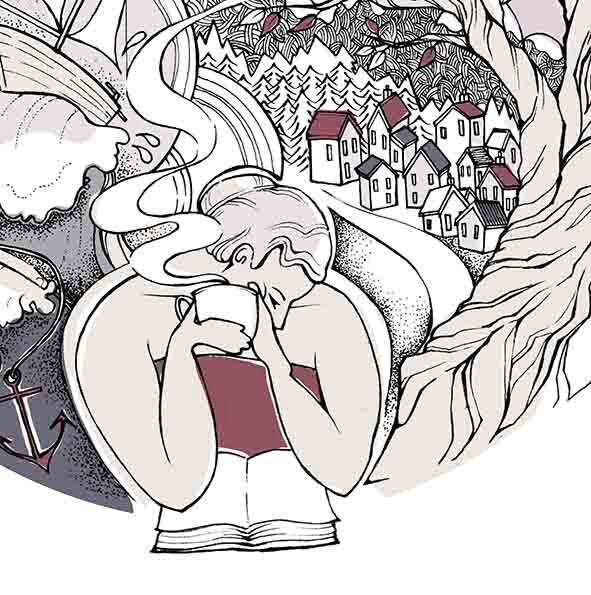 Print: the Reader - Etsy