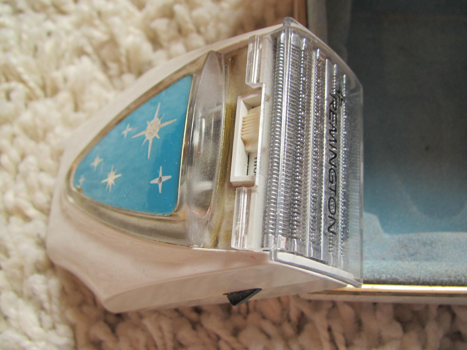 Vintage 1960s Lady Remington Turquoise Electric Shaver CL-285 Works ...