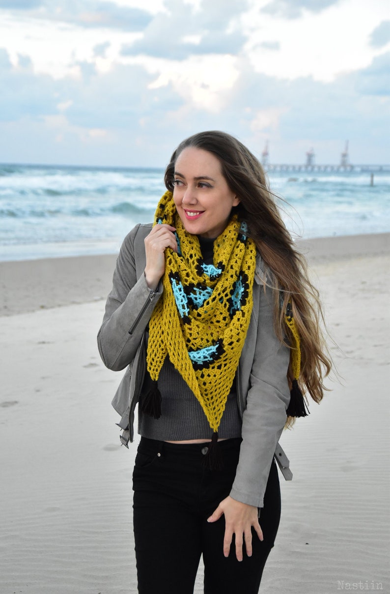 Triangle Scarf PDF Pattern Crochet Lace Shawl Pattern Crochet - Etsy