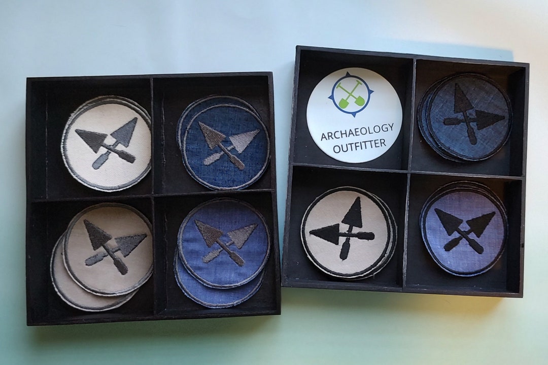 Archaeology Patch/crossed Trowels Patch/ Iron on Embroidered Patch - Etsy