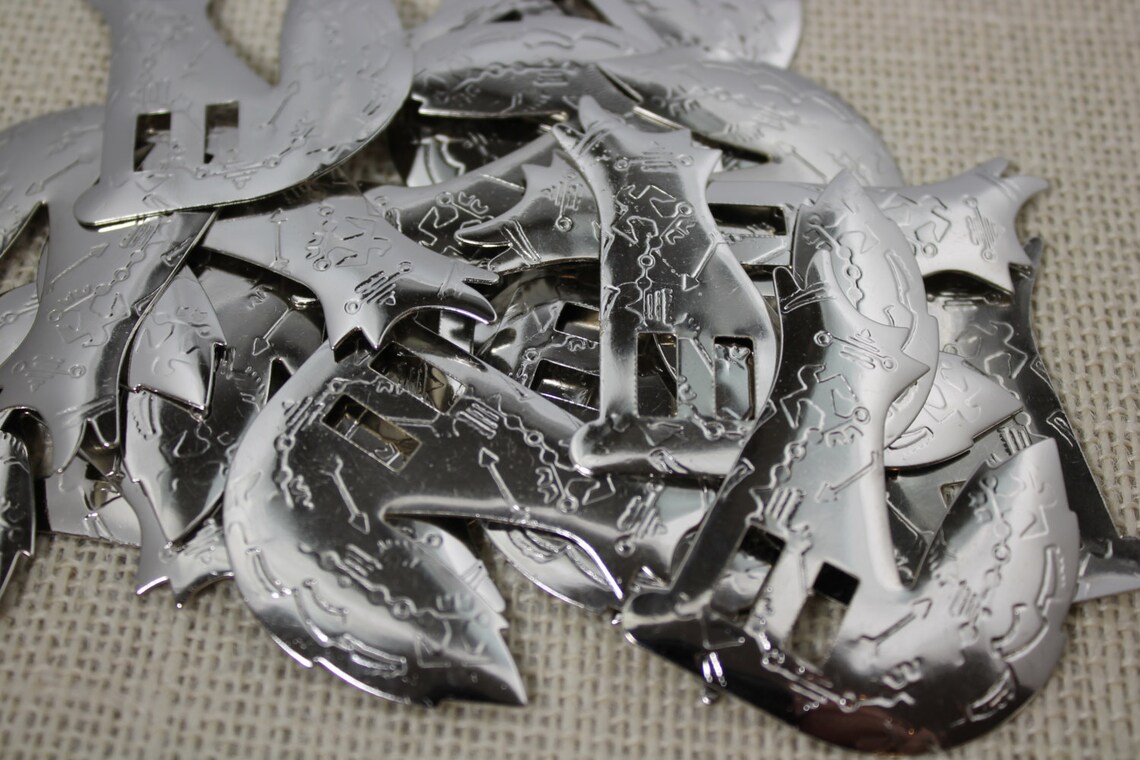 Silver Coyote Conchos 6 Pieces - Etsy