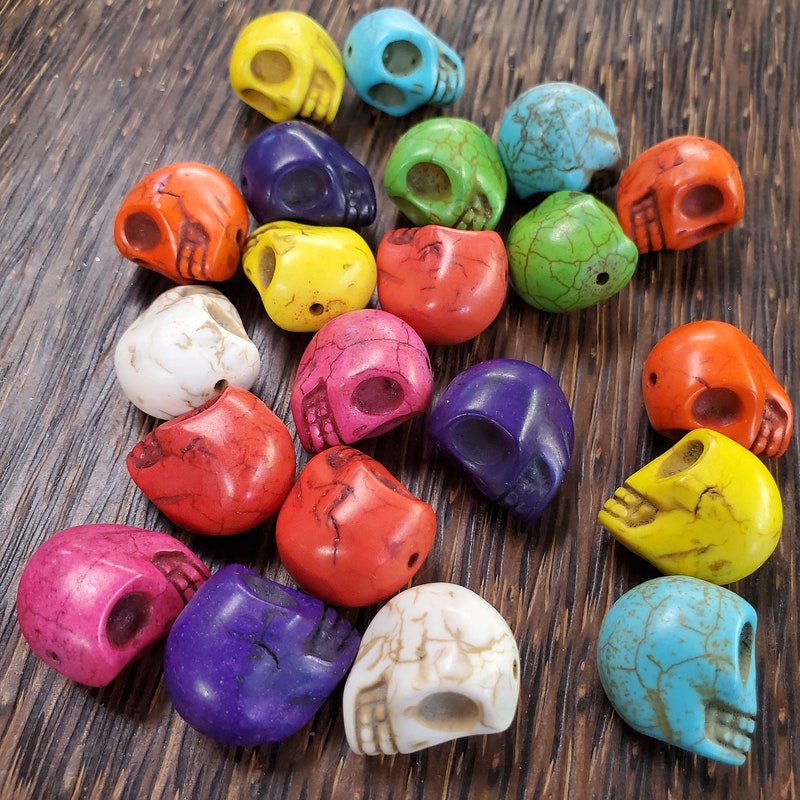 Skull Beads - Etsy