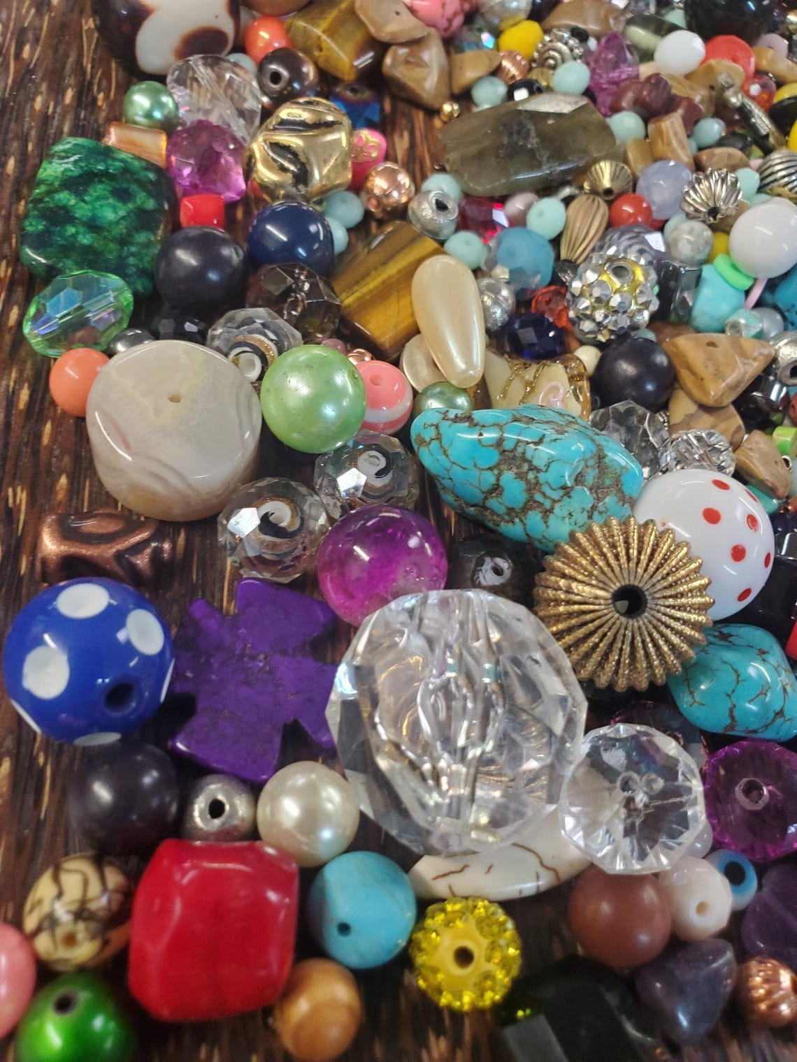 Three Pounds of Awesome Mixed Beads! Huge Lot Loose Beads - Etsy