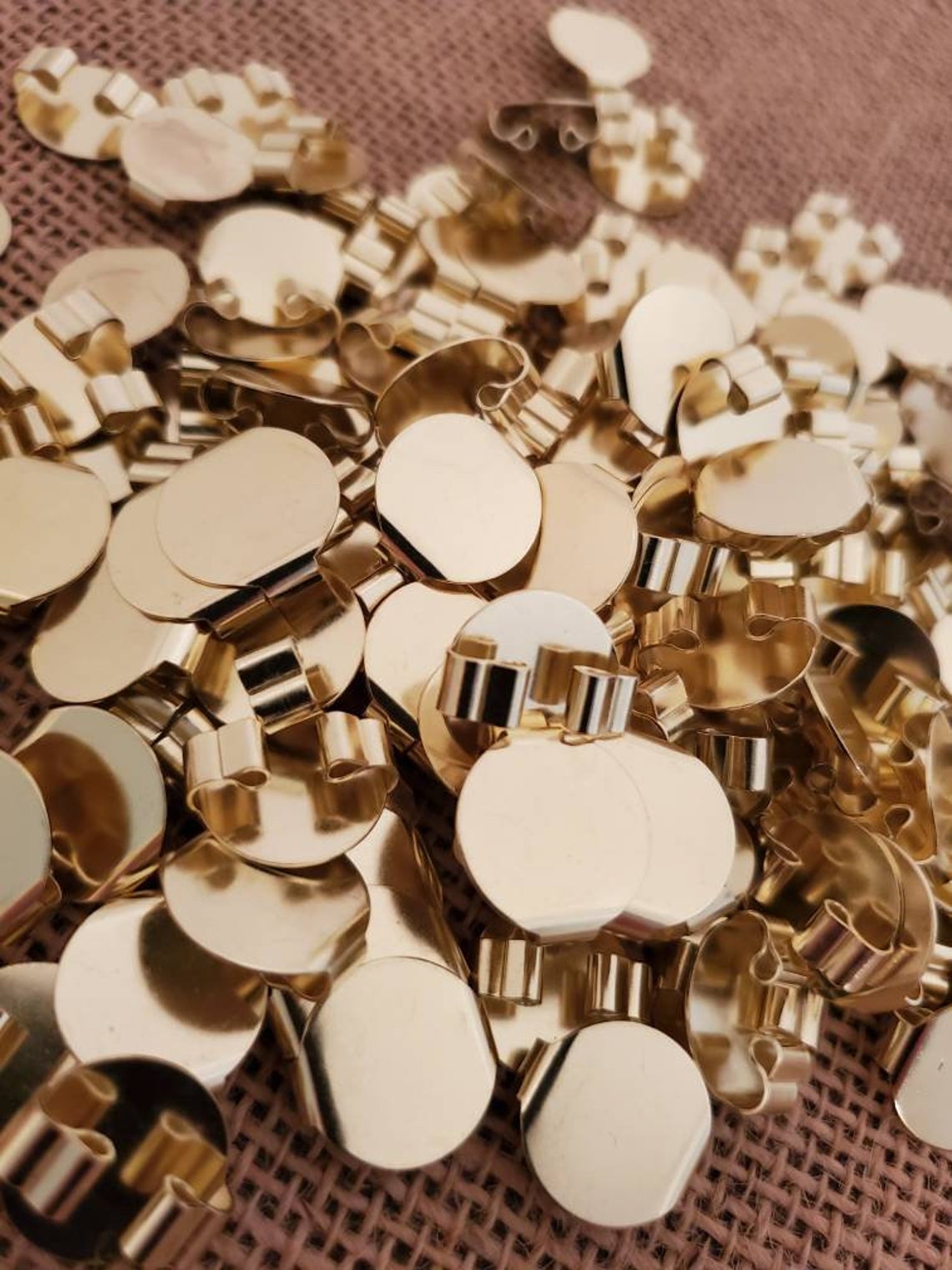 Bolo Slides/backings Gold Tone. 10 Pieces - Etsy