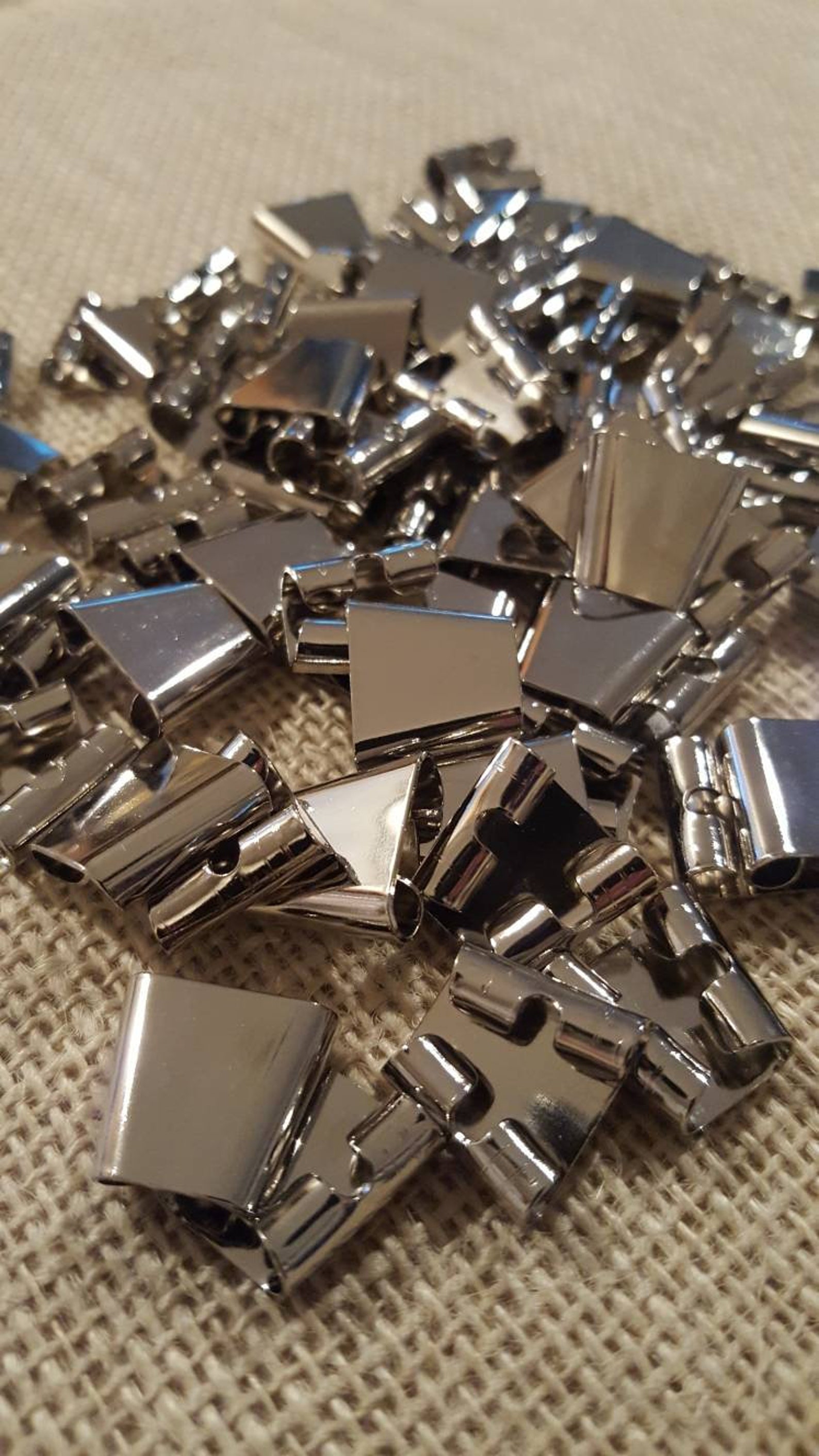 Bolo Slides/connectors Silver Tone (10 Pieces) - Etsy