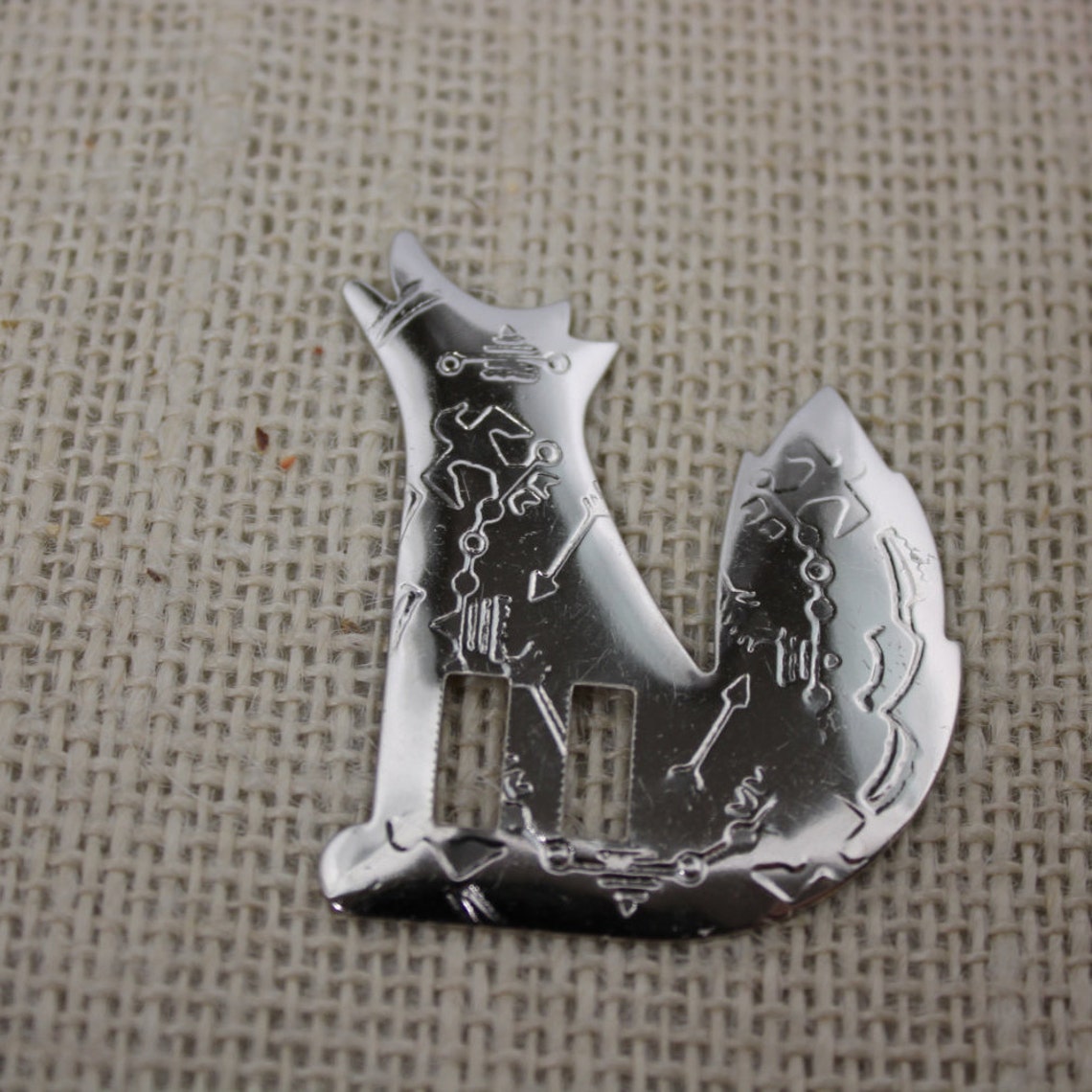 Silver Coyote Conchos 6 Pieces - Etsy