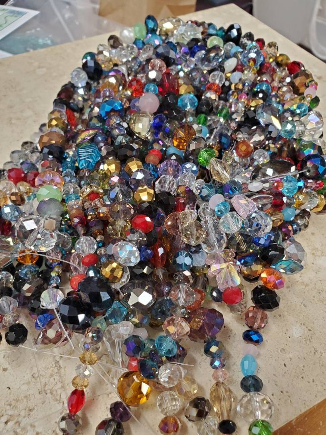 14 Strand of Assorted Crystals SPECIAL PRICE - Etsy
