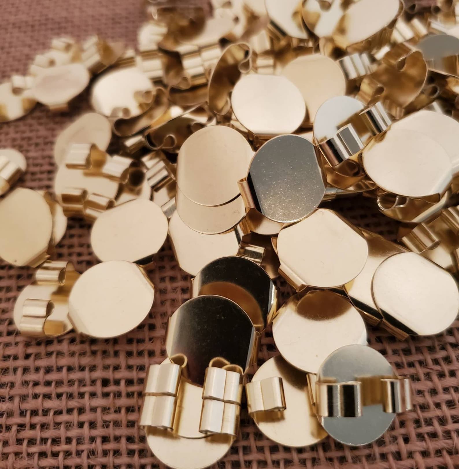 Bolo Slides/backings Gold Tone. (10 Pieces) - Etsy