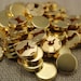 18mm Brass Button Cover Findings (12 Pieces) - Etsy