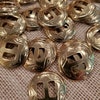 17mm Brass Slide Over Gold Tone Button Cover Findings (12 Pieces) - Etsy