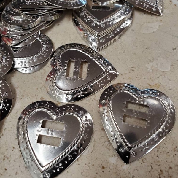 Heart Conchos - Etsy