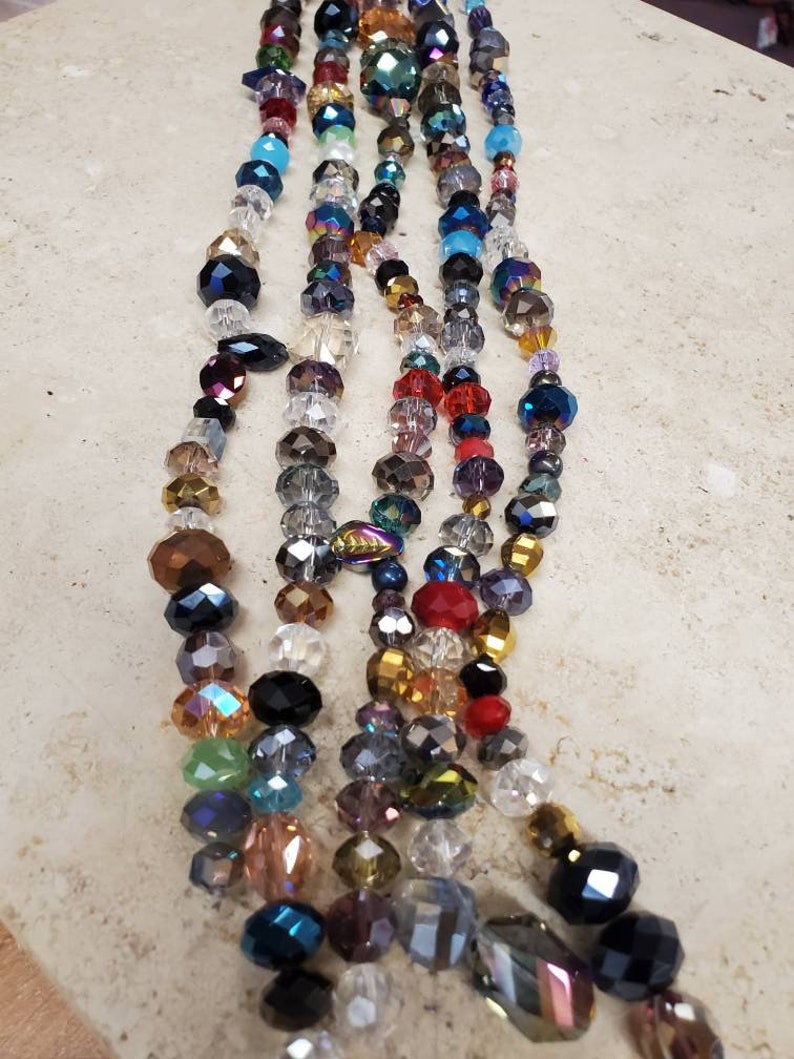 14 Strand of Assorted Crystals SPECIAL PRICE - Etsy