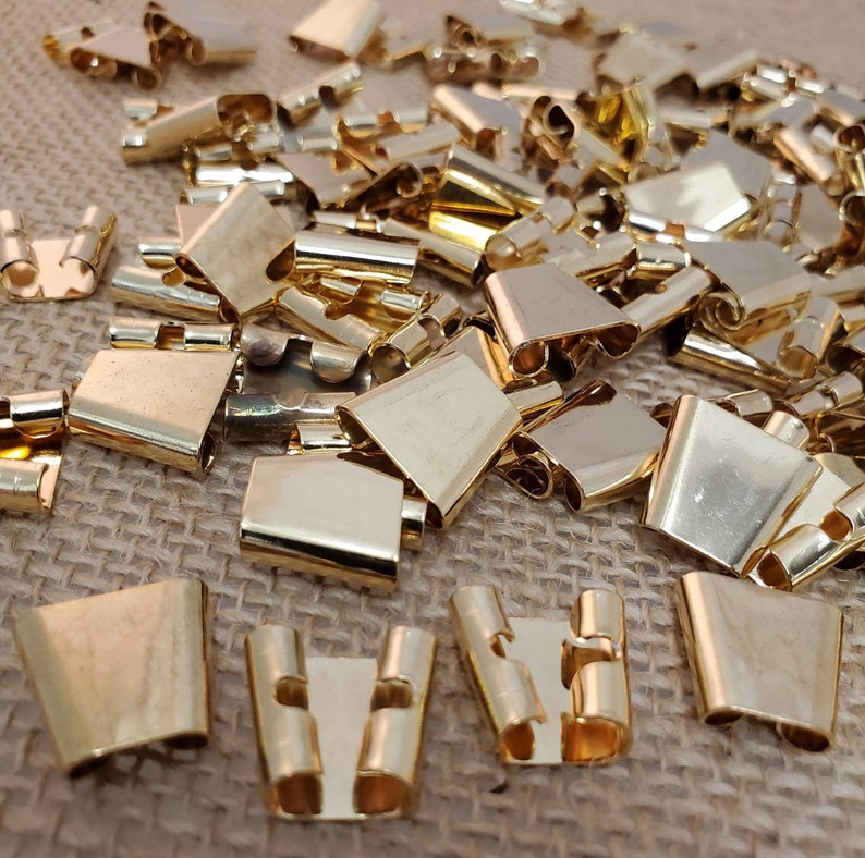 Bolo Slides/connectors Gold Tone 10 Pieces - Etsy